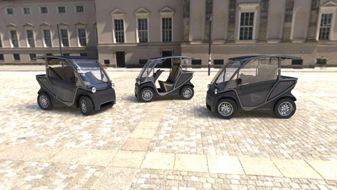 Solar-powered electric car ready-made for crowded European city streets ...