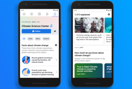 Facebook climate change fact-checking, training commitment gets a COP26 ...
