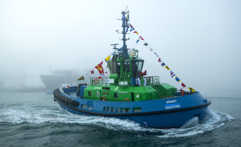 World-first, all-electric tugboat prepares for work in Auckland ...